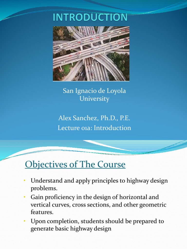 Lecture 01a Introduction Importance and Economy | PDF | Road | Highway