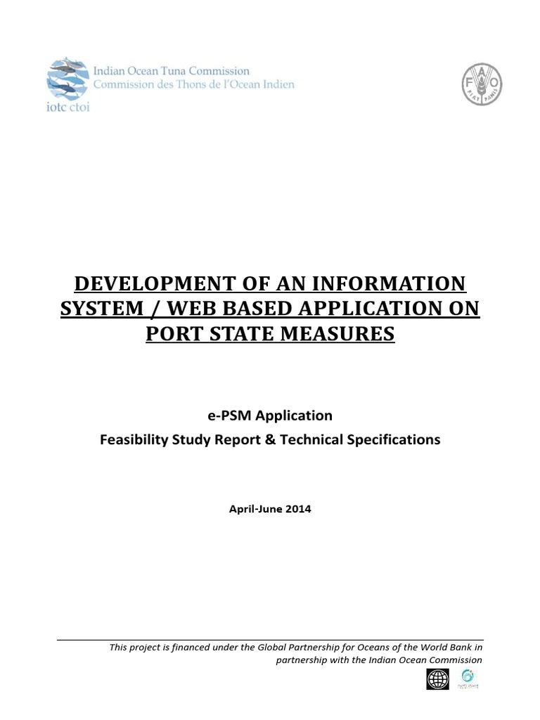 ePSM App - FS - Study Report Technical Specifications PDF | PDF ...