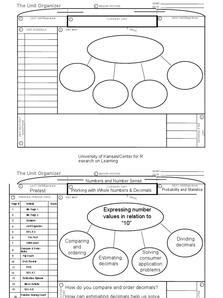 Decimal Unit Frame Ch1 | PDF | Science | Learning