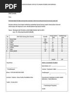Borang Permohonan Pembelian Barang | PDF