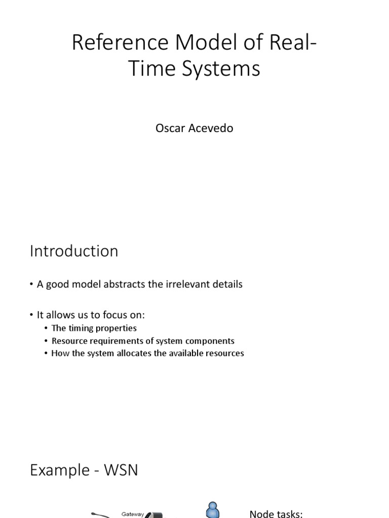 Reference Model of Real-Time Systems | PDF | Scheduling (Computing ...