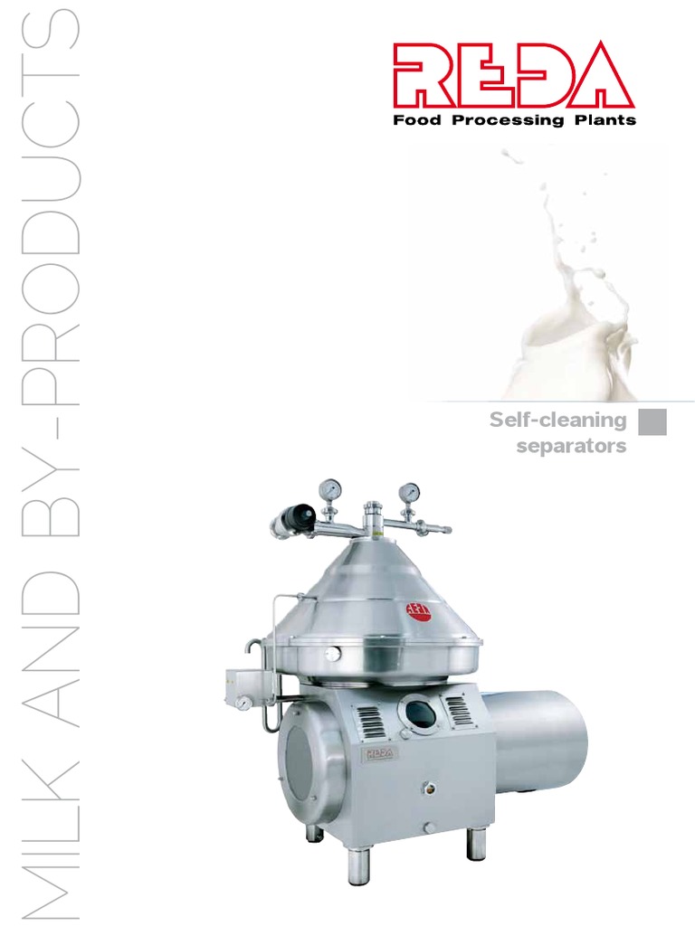 Dairy Separator Systems by REDA | PDF | Milk | Dairy