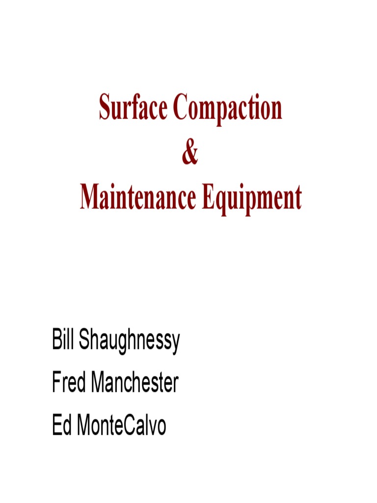 Surface Compaction | PDF | Porosity | Density