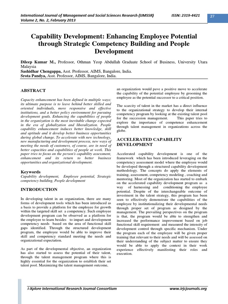 6 PDF | PDF | Competence (Human Resources) | Strategic Management