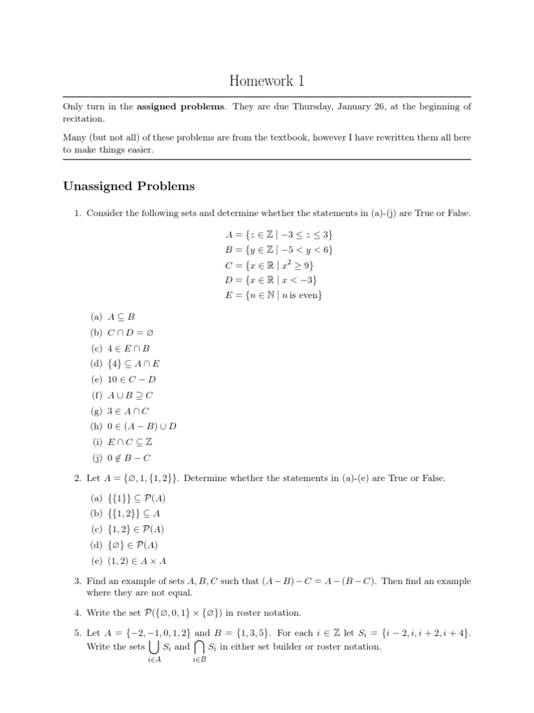 Homework 1 | PDF | Integer | Real Number