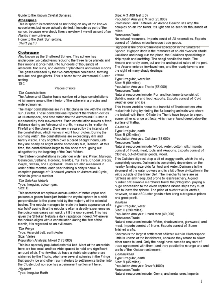 Sphere Guide | PDF | Earth | Planets