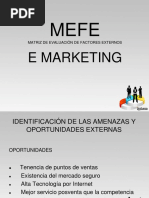 Matriz Efe y Efi | PDF | Coca Cola | Marca