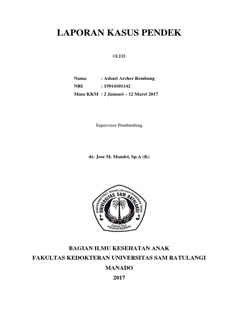 Lapkas Pendek Dr. Jose (Lilian) | PDF