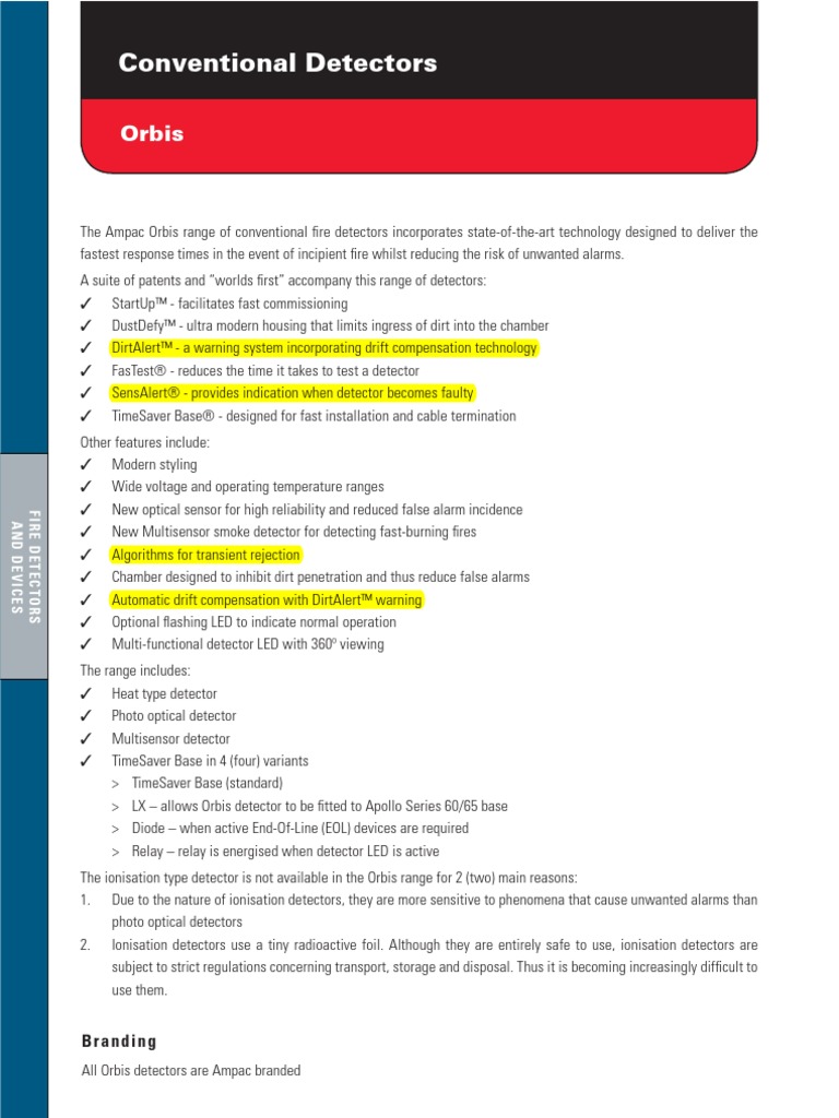 AMPAC Orbis | PDF | Sensor | Equipment