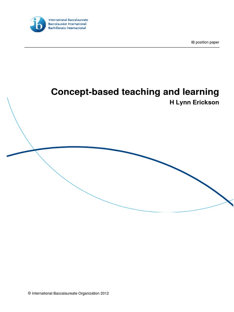Erickson Concept - Based - Teaching - Learning PDF | PDF | Curriculum ...