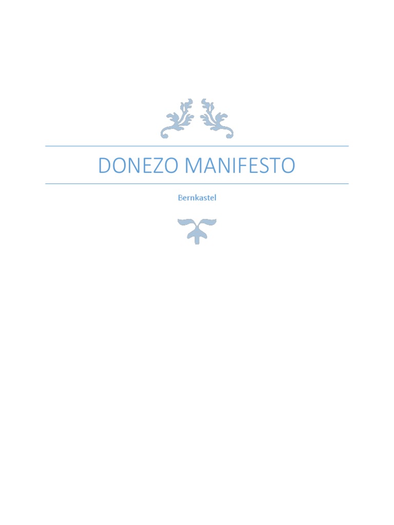 Donezo Manifest Final | PDF | Lag | Network Packet