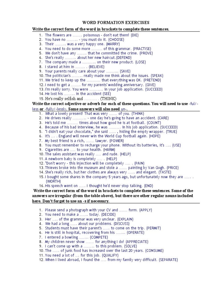 Fce Exercises Grammar Drills 46853 | PDF | Verb | Adjective
