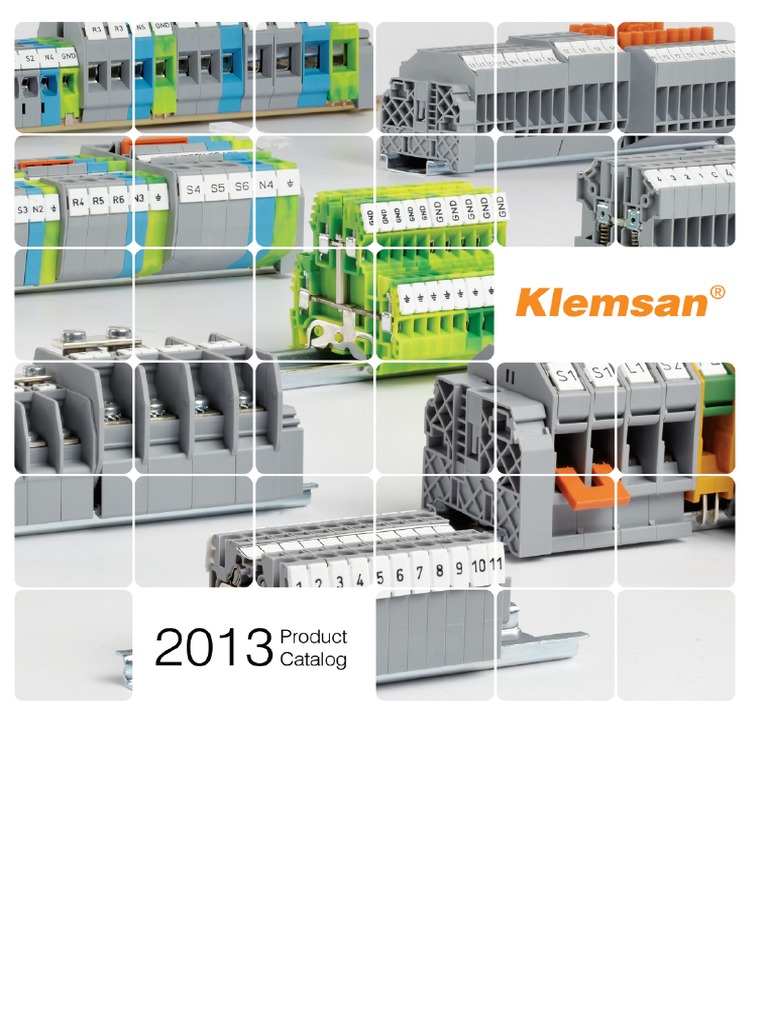 Klemsan Terminal Block Catalog PDF | PDF | Electrical Conductor ...