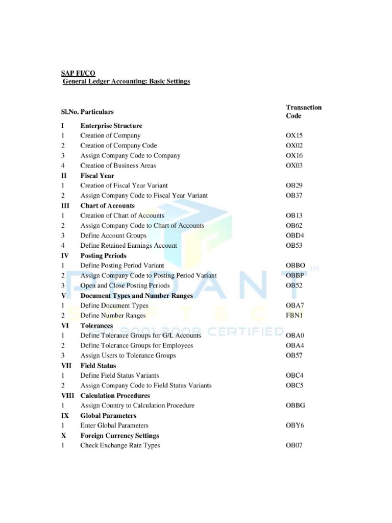Sap T Codes PDF | PDF