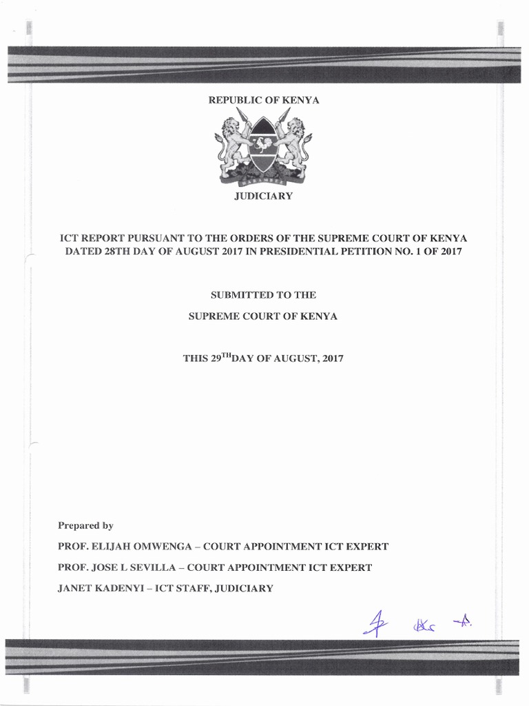 ICT Court Experts Report 29.08.2017 | PDF