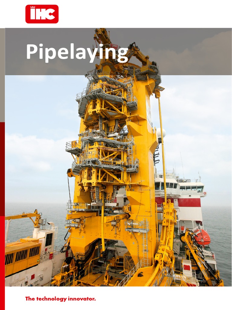 Royal IHC Pipelaying Brochure | PDF | Subsea (Technology) | Crane (Machine)