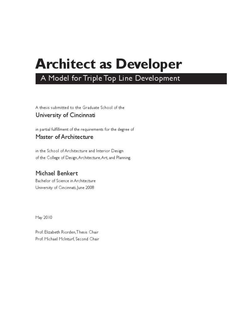 Architect As Developer PDF | PDF | Architect | Design