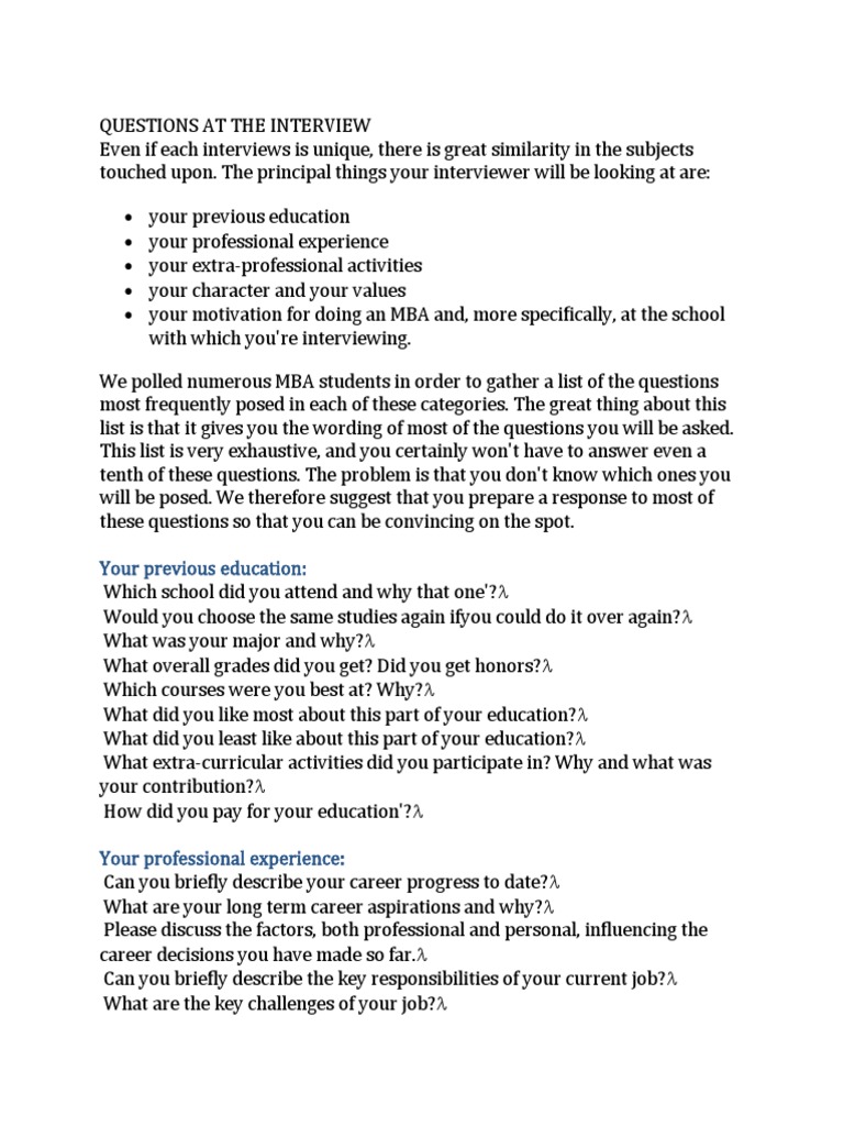 Interview | PDF | Applied Psychology | Behavior Modification