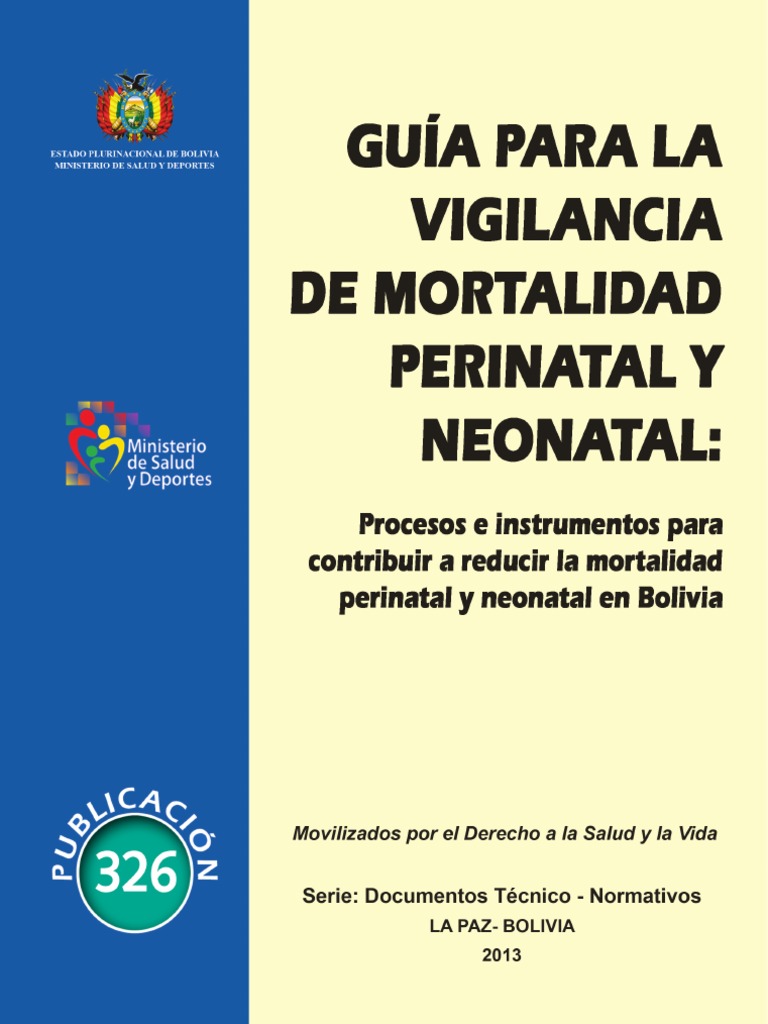 mortalidad neonatal.pdf | Pan American Health Organization | Mortality Rate