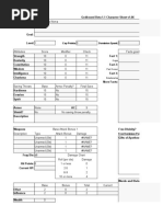 Character Sheet To SW5e | PDF | Role Playing Games | Leisure