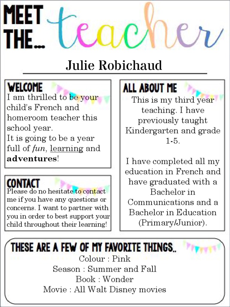 Julie Robichaud: Adventures! | PDF
