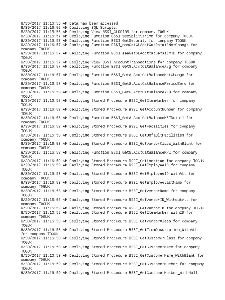 Setup Log | PDF | Data Management | Information Technology