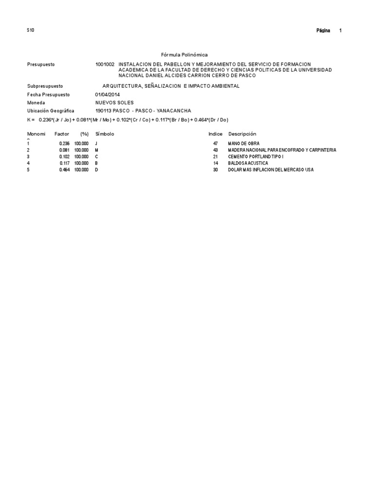 Formula K | PDF
