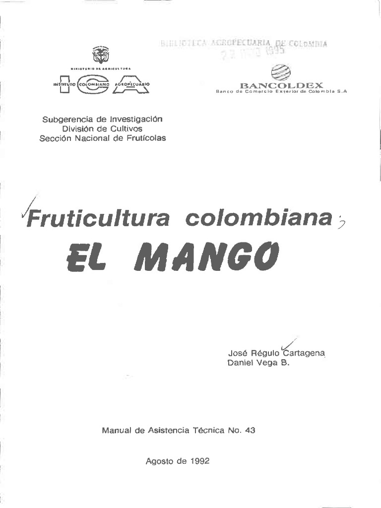 El Mango PDF | PDF | Plantas | Polinización