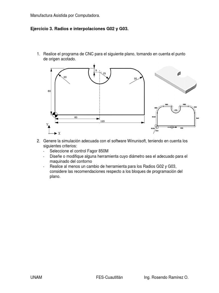 Ejercicio Básico de CNC (Centro de Máquinado)