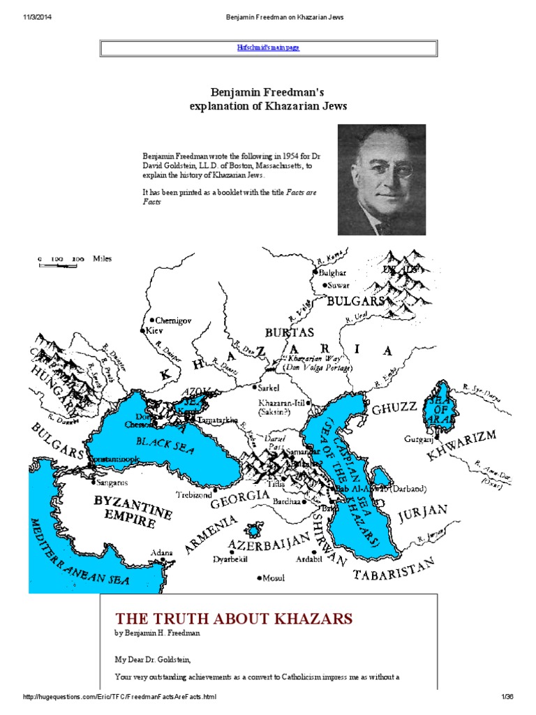 Freedman's Insights on Khazarian Jews | PDF | Jesus | Bible