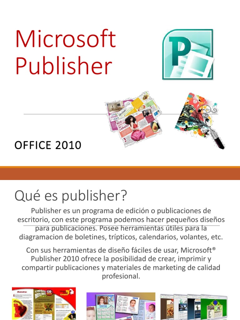 Todo Sobre Publisher | Microsoft | Interfaces gráficas de usuario