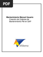Uso de IW38 en SAP para Órdenes PM | PDF | Informática