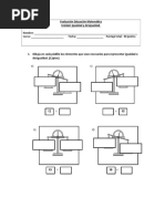 Prueba de 2D y 3D Primero Básico | PDF | Rectángulo | Geometría euclidiana