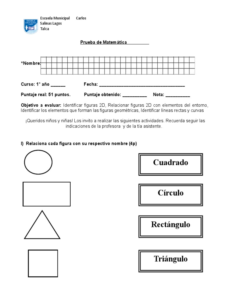 Prueba Figuras 2d | PDF | Color | Triángulo