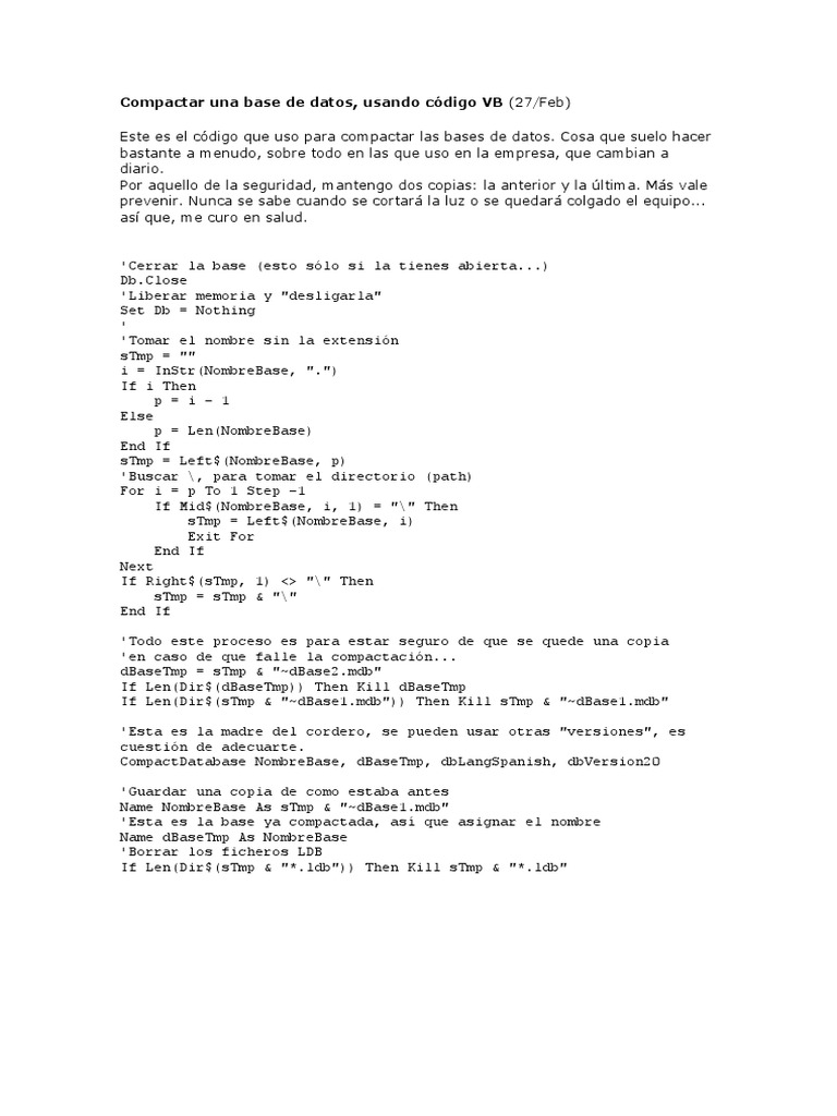 Bases de Datos ADO Con VB 6 | PDF | Active X Data Objects | Datos