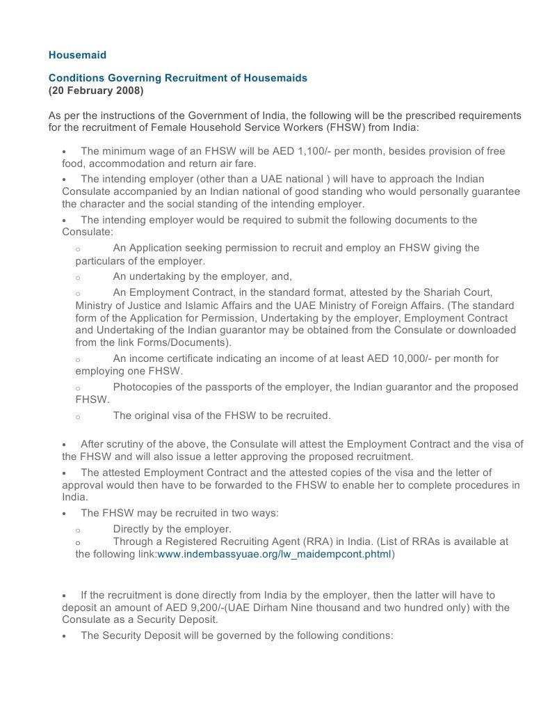 Housemaid | Download Free PDF | Travel Visa | Passport