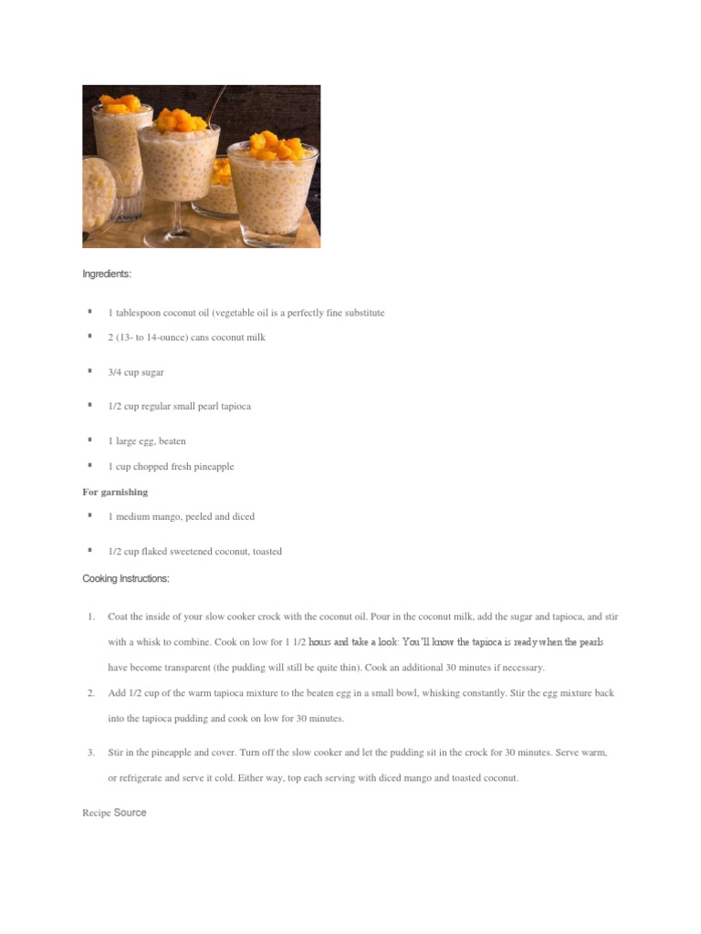 Ingredients:: For Garnishing | PDF
