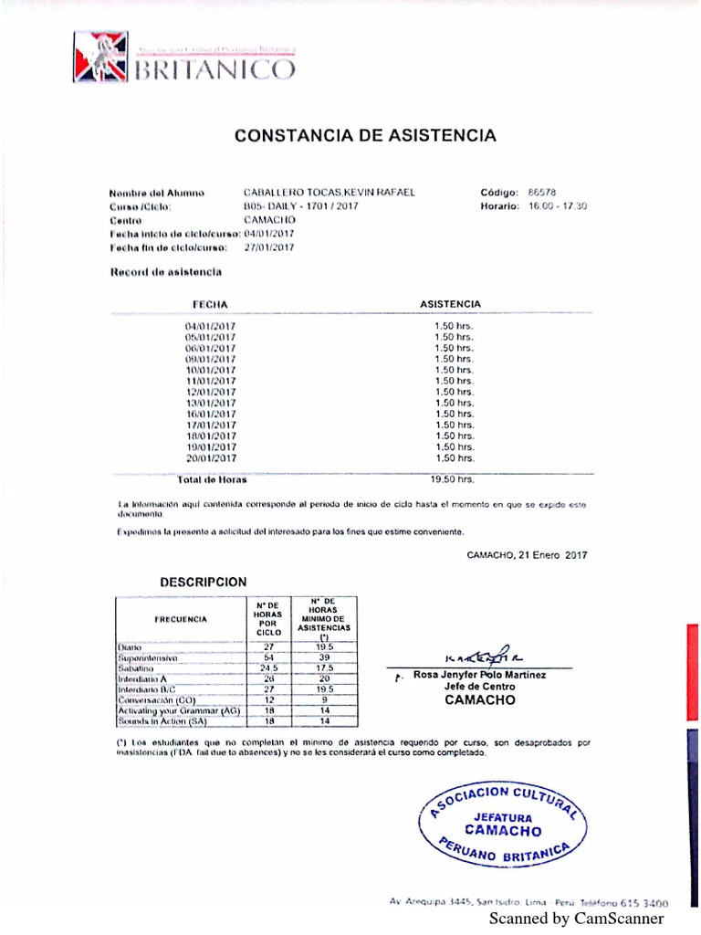Constancia | PDF