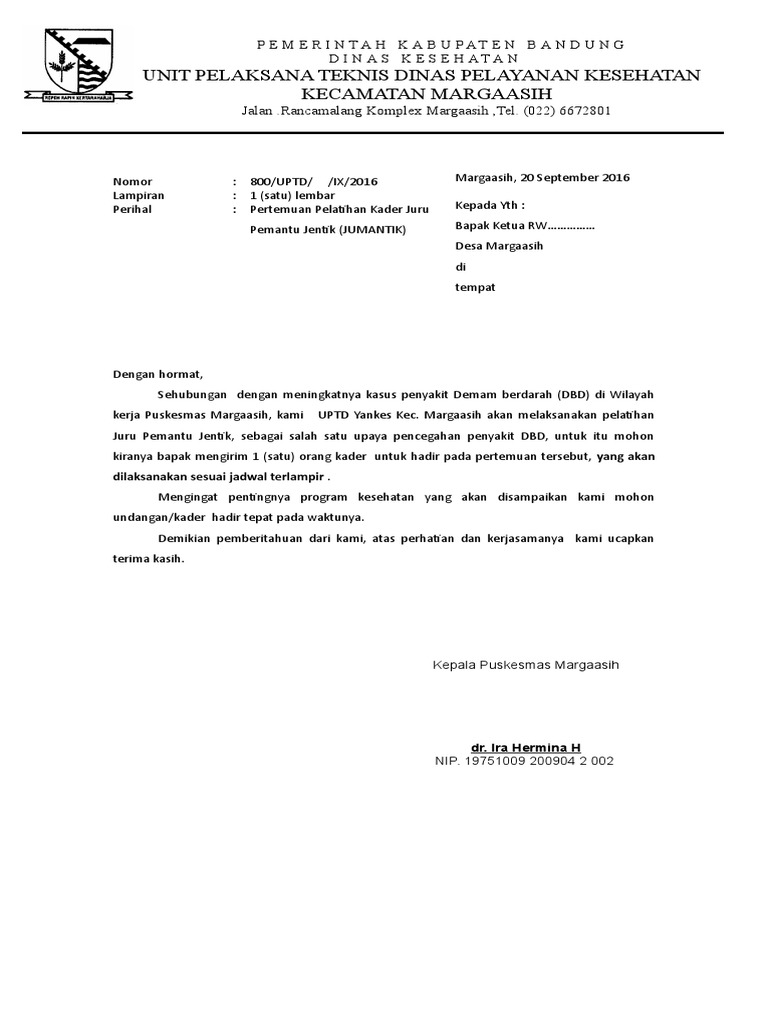 Contoh Kop Surat Pemerintah Desa - Delinewstv
