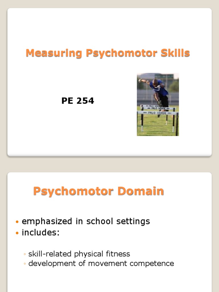 Measuring Psychomotor Skills Fall 2010 | PDF | Motor Coordination ...