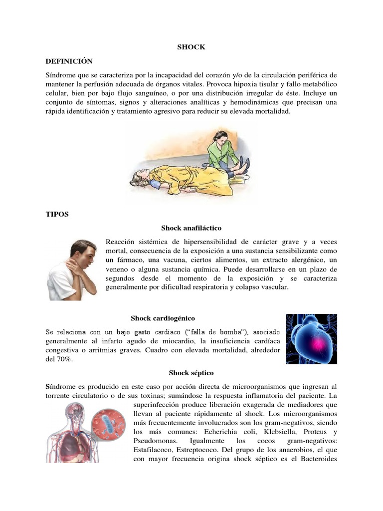 Shock Hipovolemico | PDF | Choque (circulatorio) | El embarazo