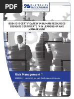 Risk Management Module 1 and 2 | PDF | Risk | Risk Management