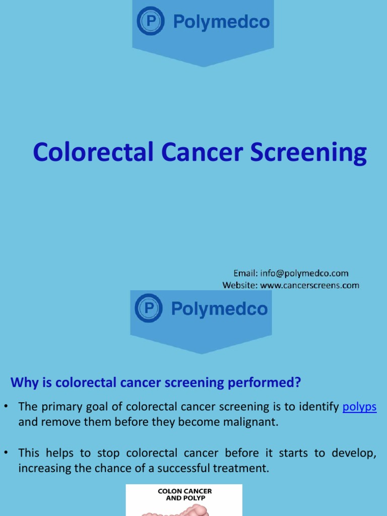 Colorectal Cancer Screening | PDF