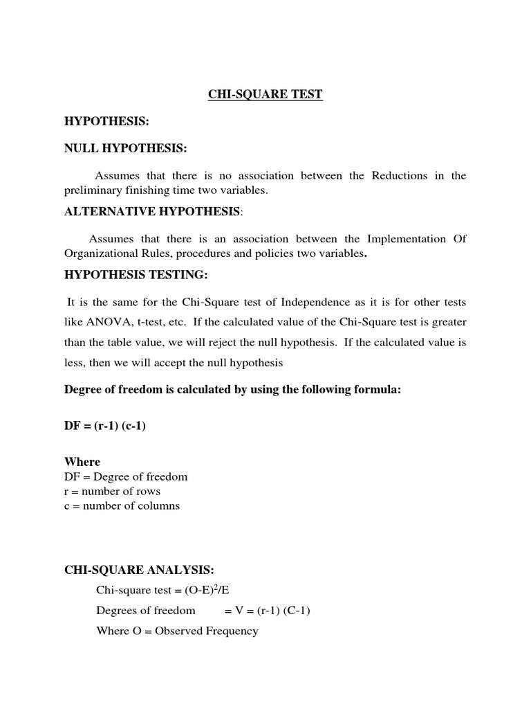 Chi Square Calculation Method | PDF | Chi Squared Distribution | P Value