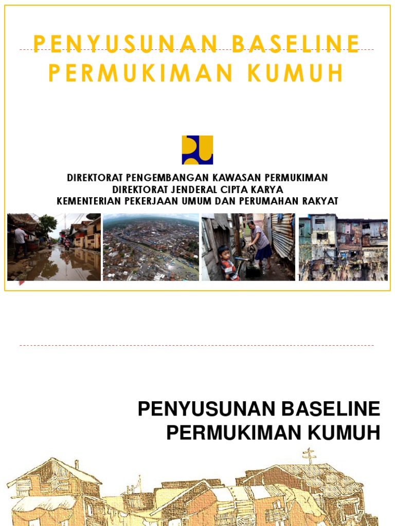 6.baseline Permukiman Kumuh - 1 | PDF