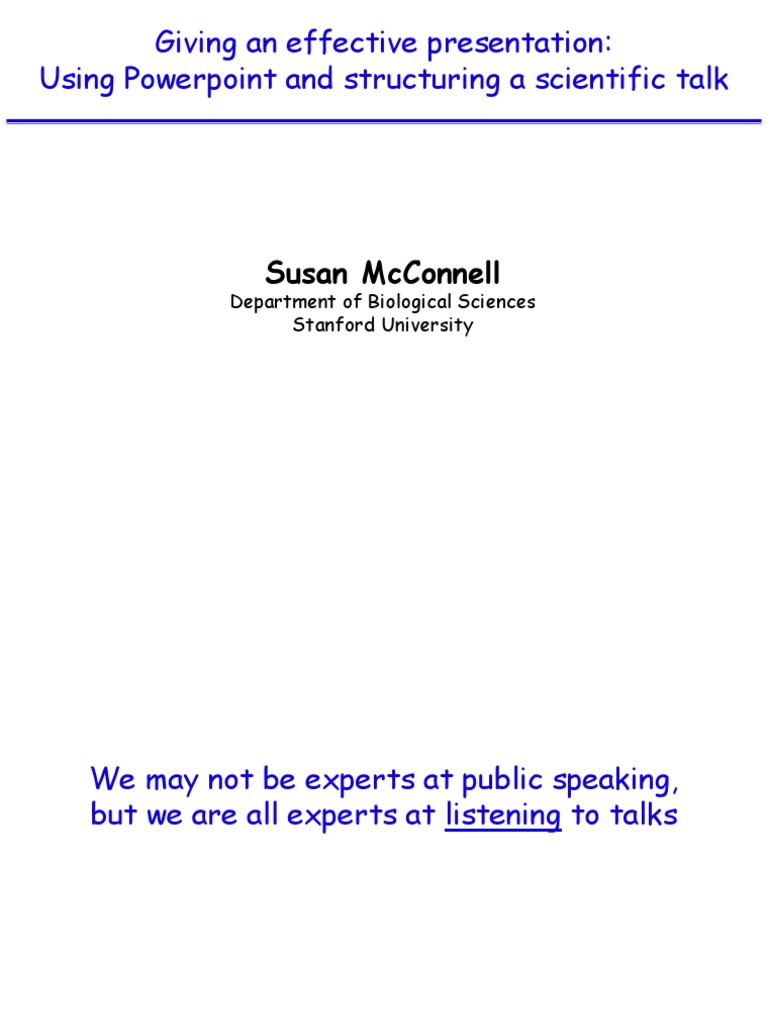 Giving An Effective Presentation Using Powerpoint And Structuring A