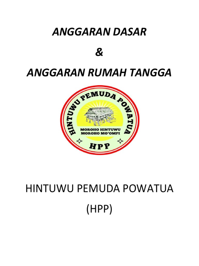 Rancangan Angaran Dasar | PDF