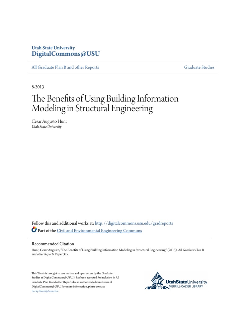 The Benefits Of Using Building Information Modeling In Structural Pdf