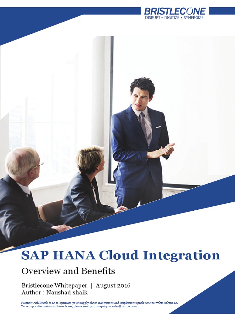 SAP HCI Overview | Download Free PDF | Sap Se | Cloud Computing