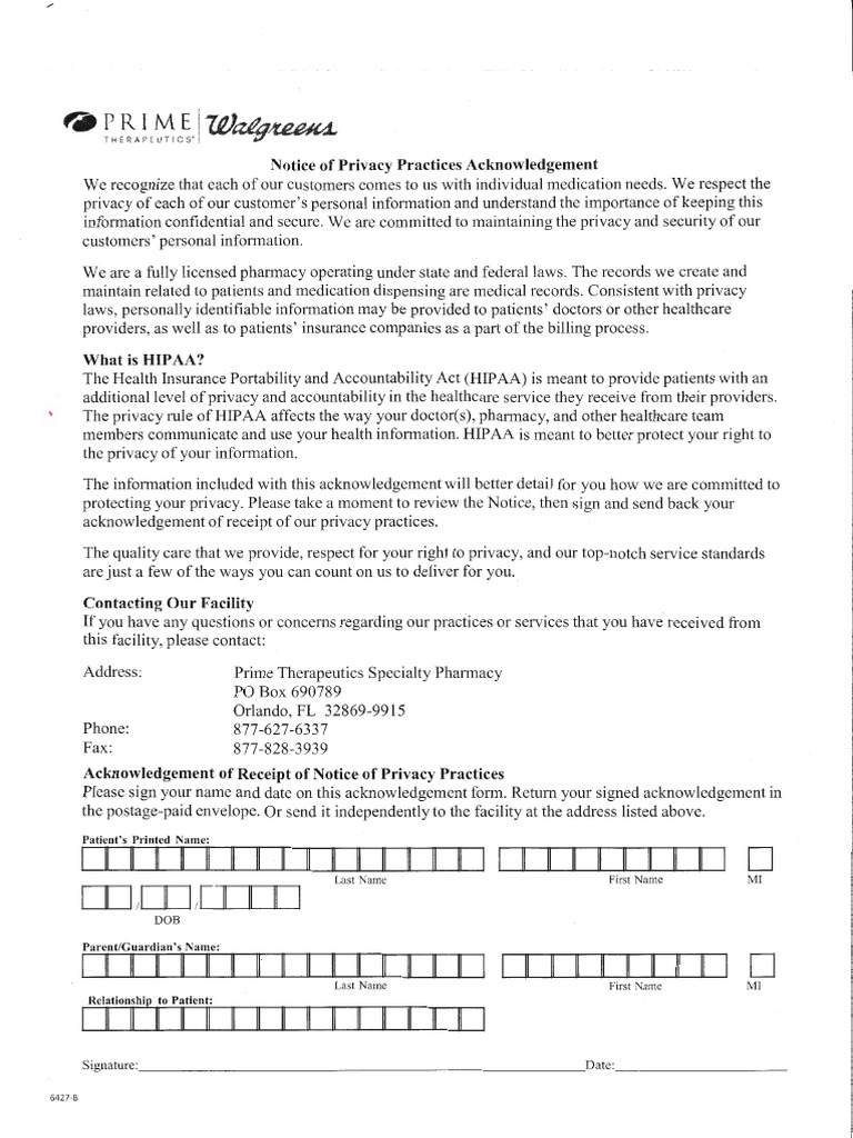 Walgreens Prime Therapeutics | PDF | Health Insurance Portability And ...